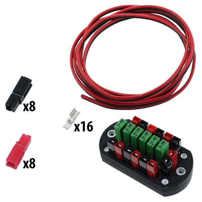 Powerpole Distribution Board Control Bundle - AndyMark, Inc Powerpole Distribution Board Control Bundle - AndyMark, Inc